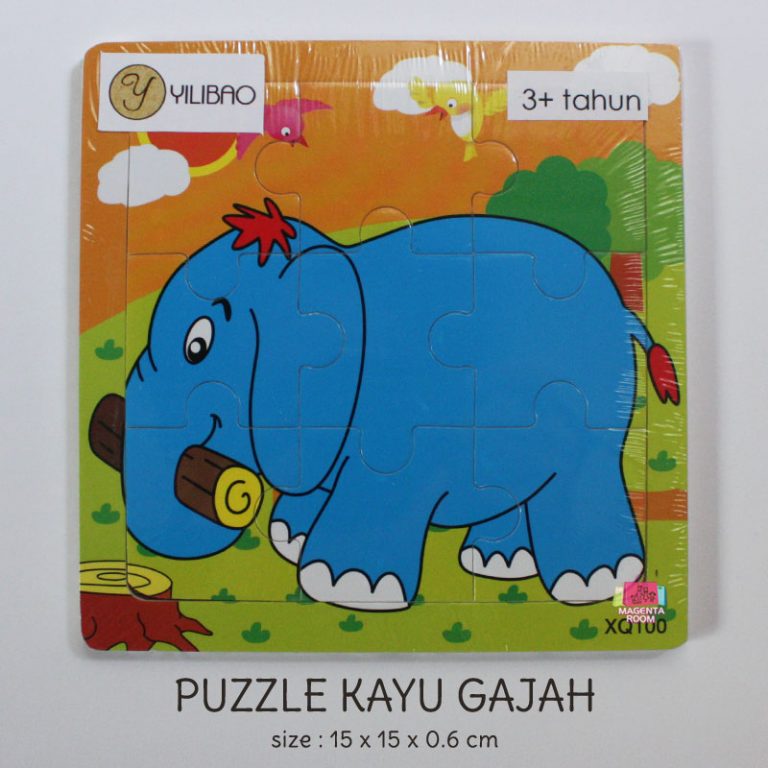 Wooden Puzzle - Gajah | Magenta Room