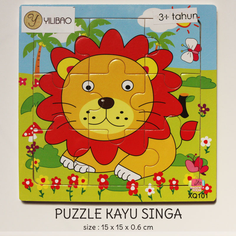 Wooden Puzzle - Singa | Magenta Room